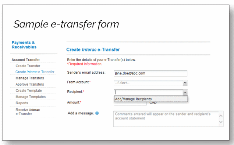E-Transfer - The Free Methodist Church in Canada